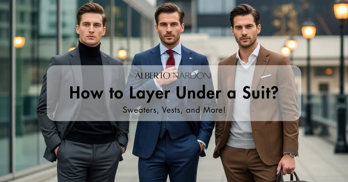 How to Layer Under a Suit: Sweaters, Vests, and More