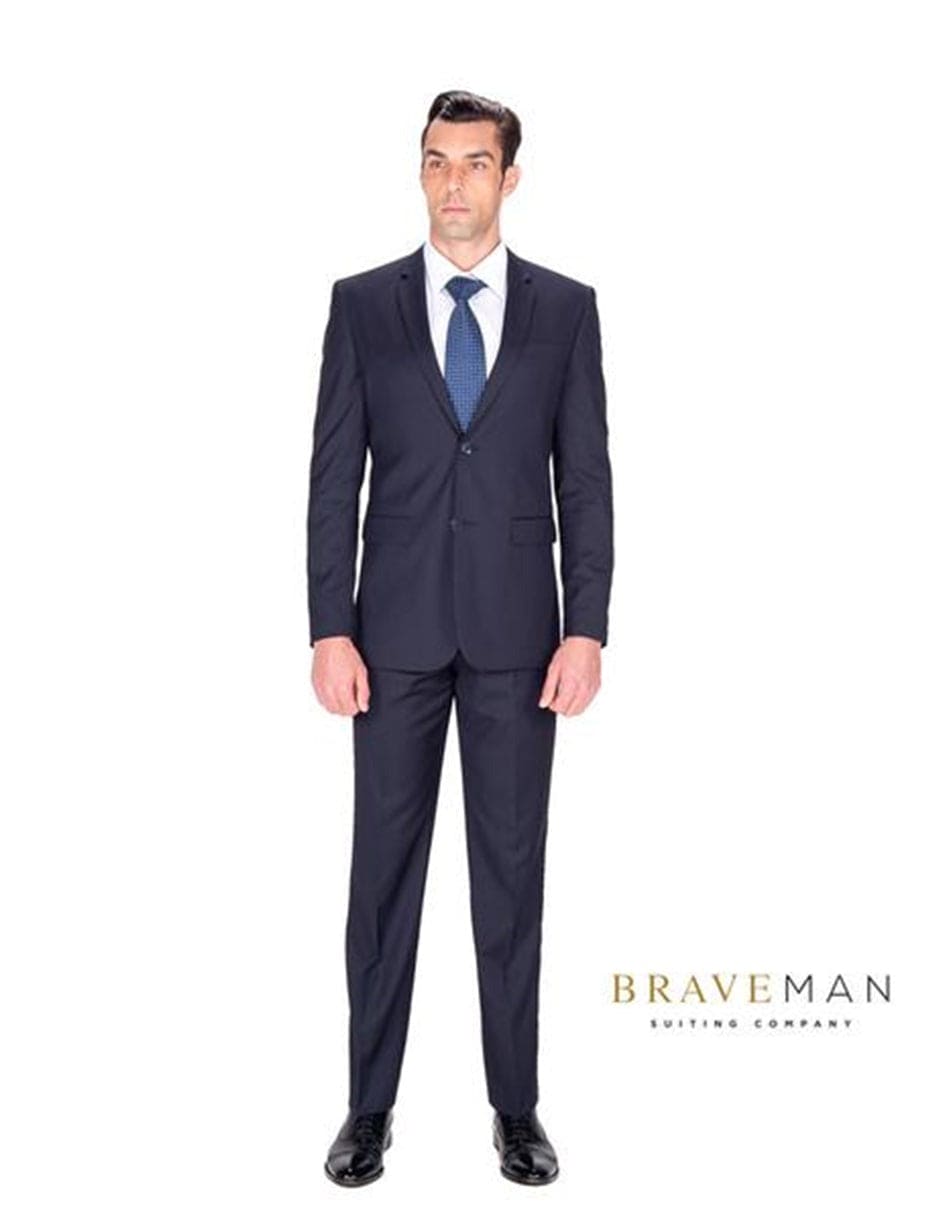 Mens Cheap Blue Suit Slim Two Button Navy Suit | Alberto Nardoni