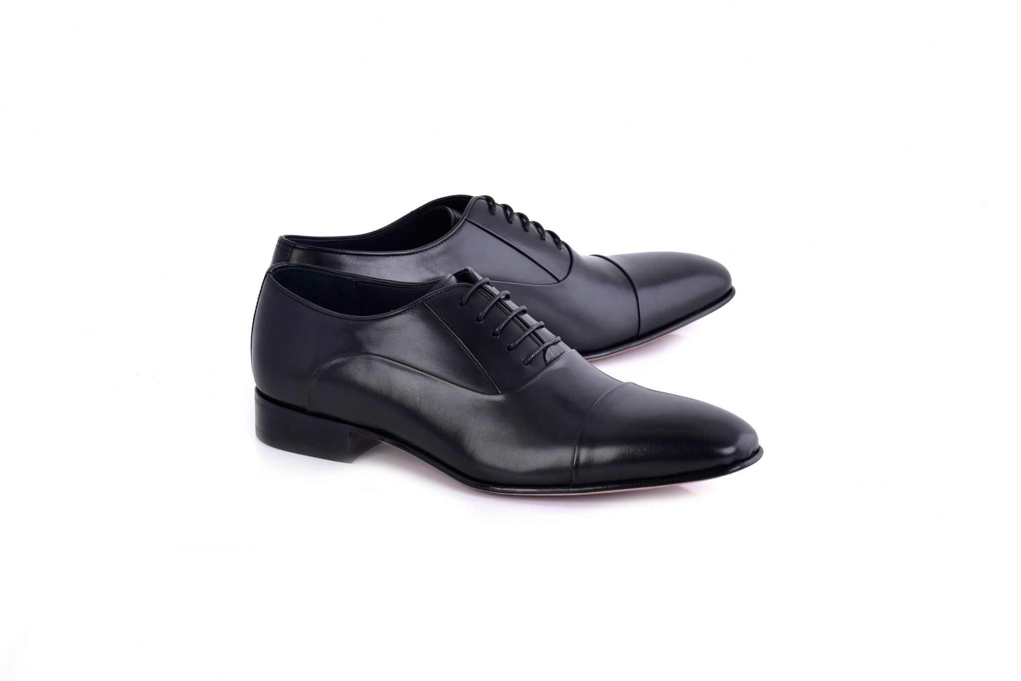 C0001101- 7368 Cap toe lace up - Black | Alberto Nardoni