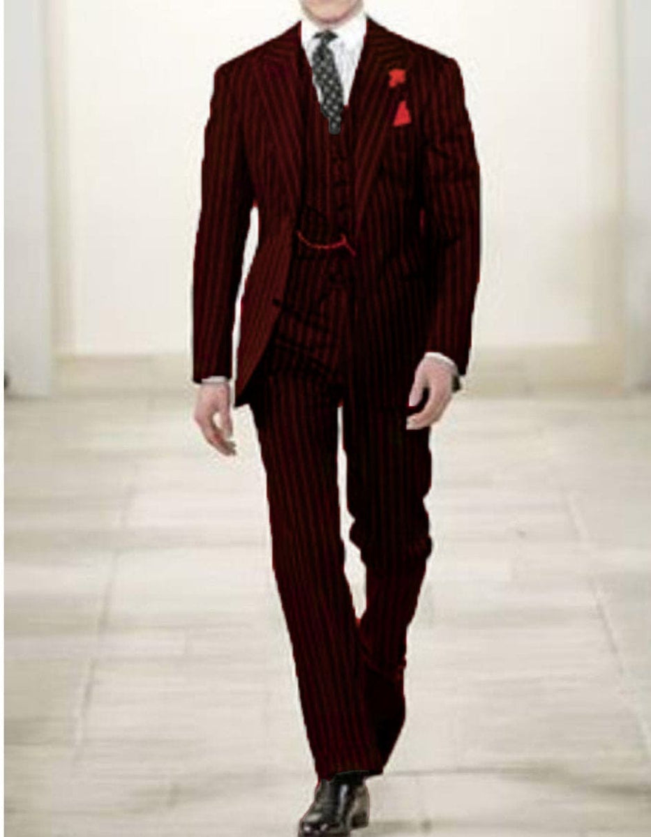 Gangster Suit - Mobster Suit - Mafia Suit For Mens 2 button Gangster P ...