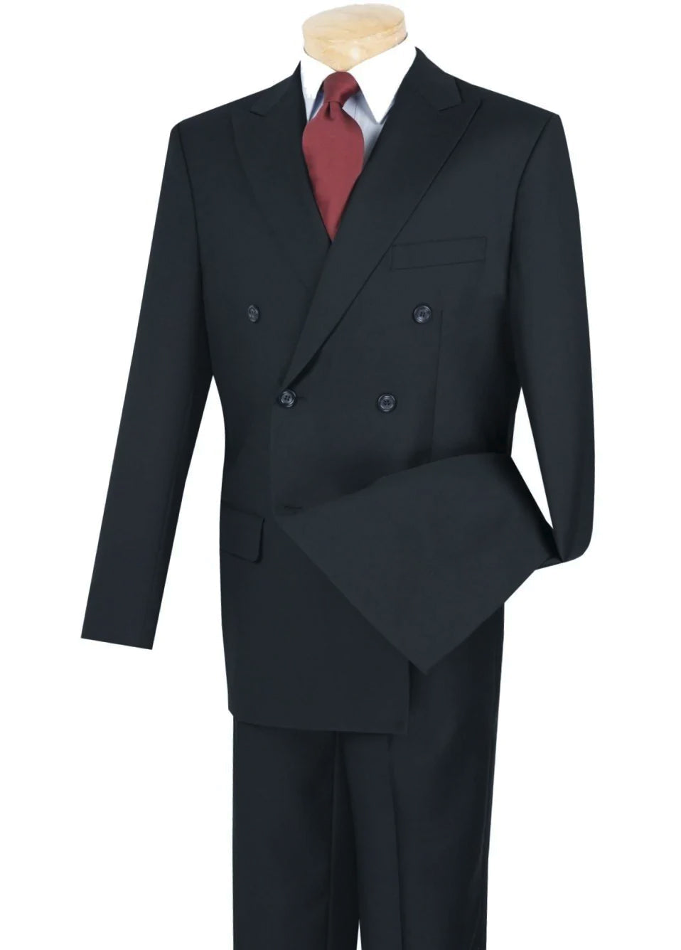 Atlantis Collection - Navy Regular Fit Double Breasted 2 Piece Suit ...