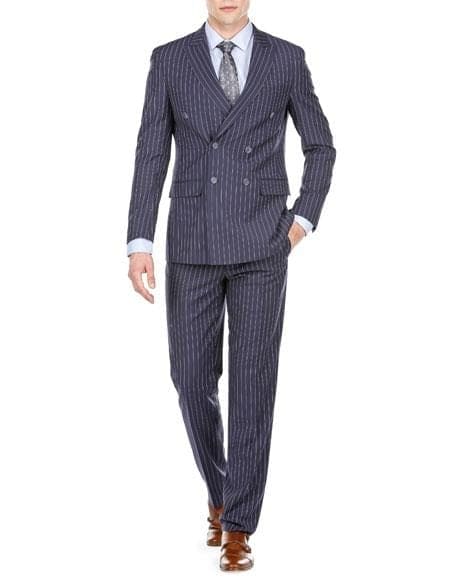 Mafia Costume - Mafia Halloween Costume - Italian Mafia Navy Blue ...