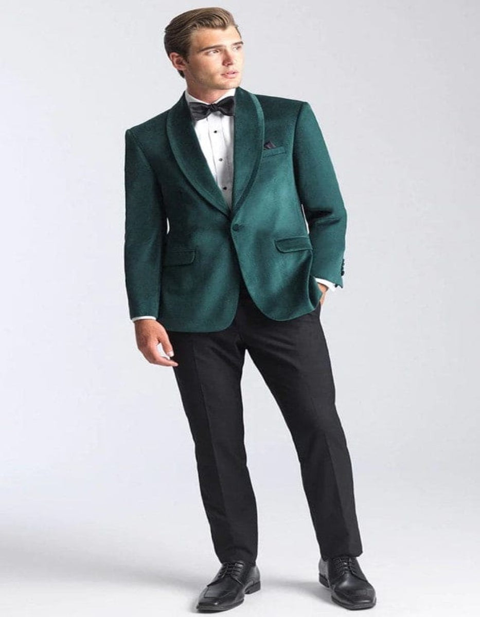 "Venice" Emerald Green Velvet Dinner Jacket (Separates ...