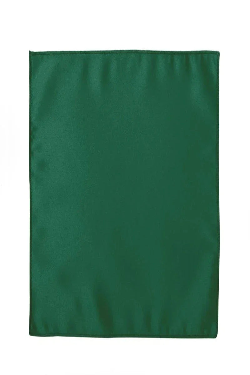 Emerald Green Pocket Square Satin Handkerchief | Alberto Nardoni