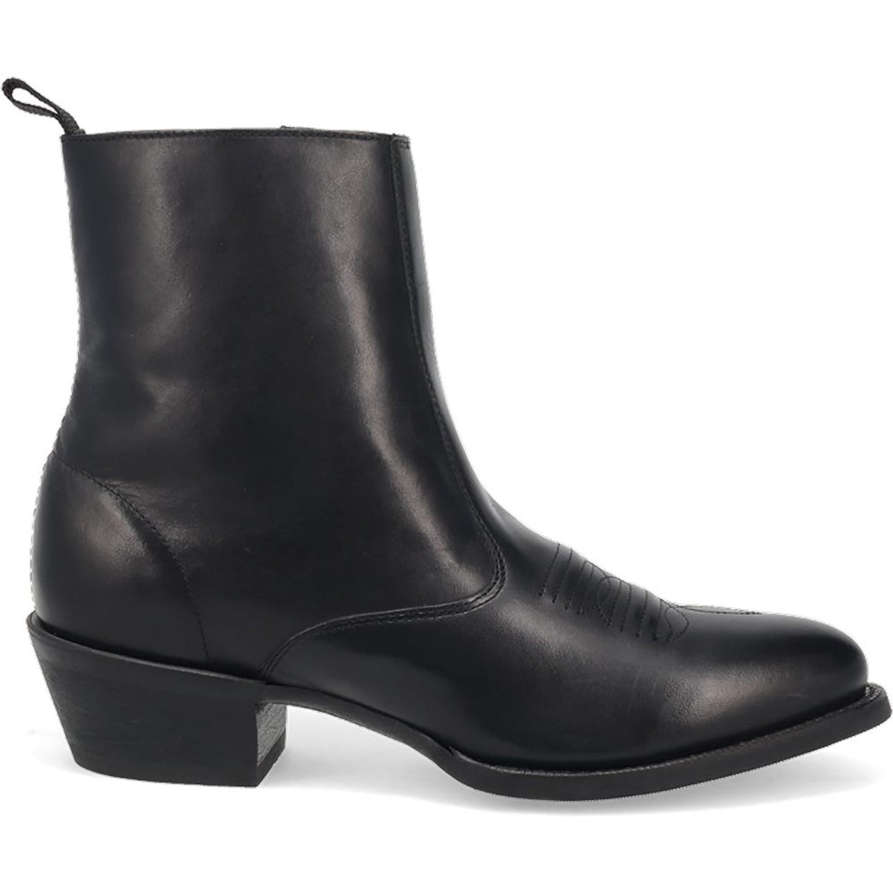 Laredo Fletcher Black Leather Round Toe Boots for Men | Alberto Nardoni