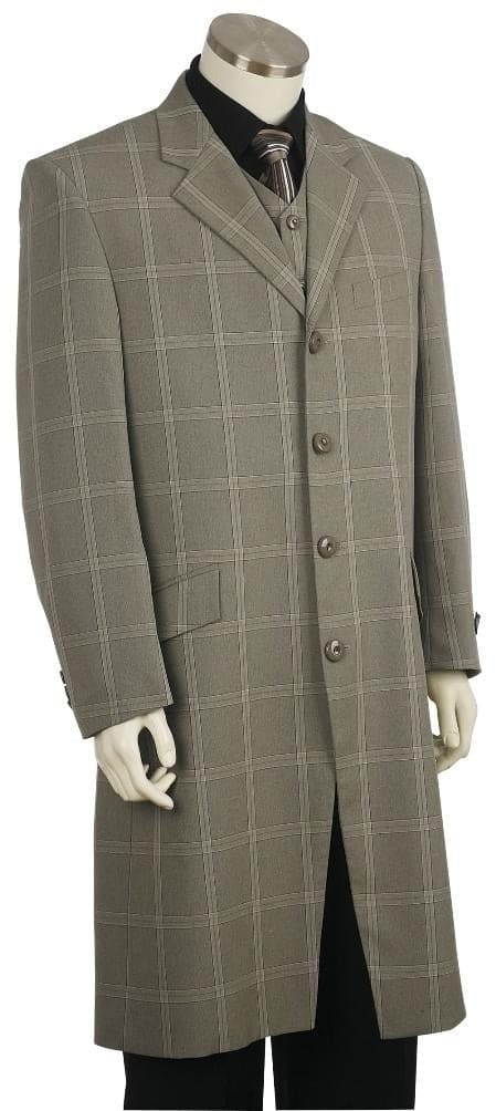 Mens Zoot Suit - Zuit Suit - Gray Suit - Wedding Zoot Suit ...