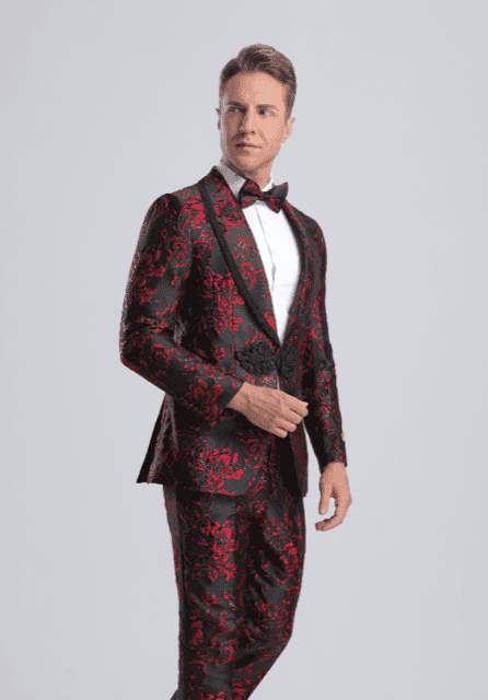 Style# Adam Red Suit | Alberto Nardoni