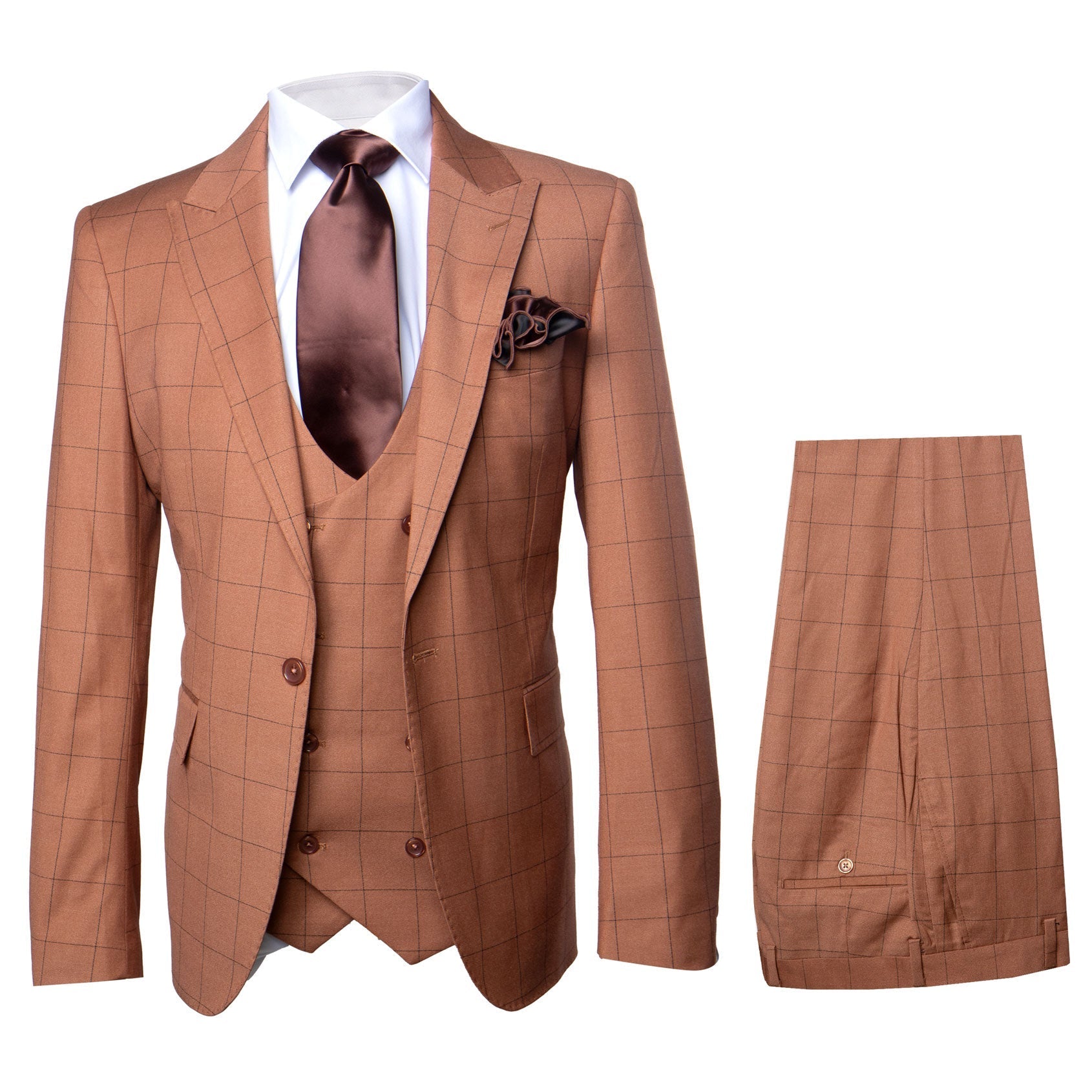 Rossi Man MAX RM1786 Slim Fit 3-Piece Suit – A Modern and Elegant Suit ...