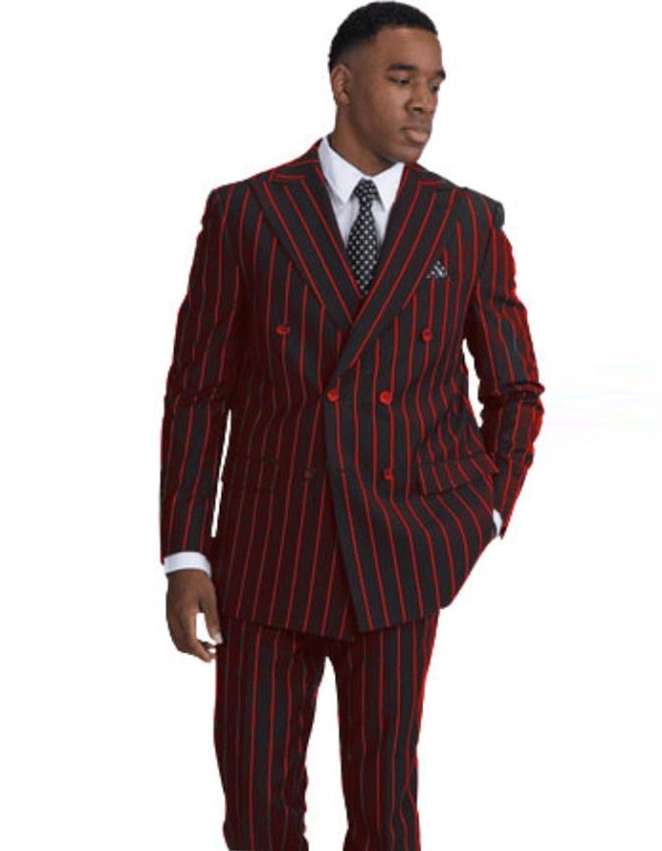 Gangster Suit - Mobster Suit - Mafia Suit For Mens Double Breasted ...