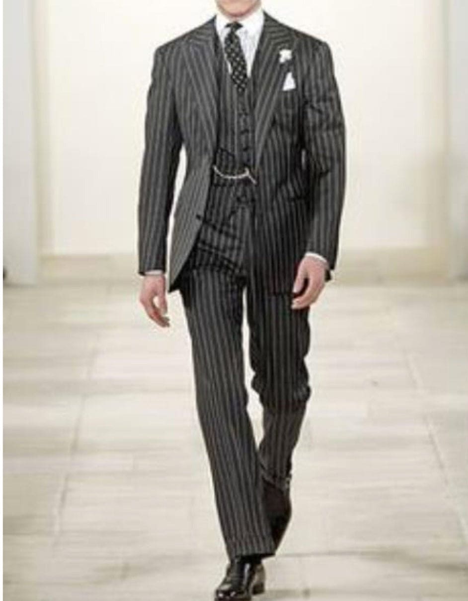 Gangster Suit - Mobster Suit - Mafia Suit For Men 2 button Gangster ...