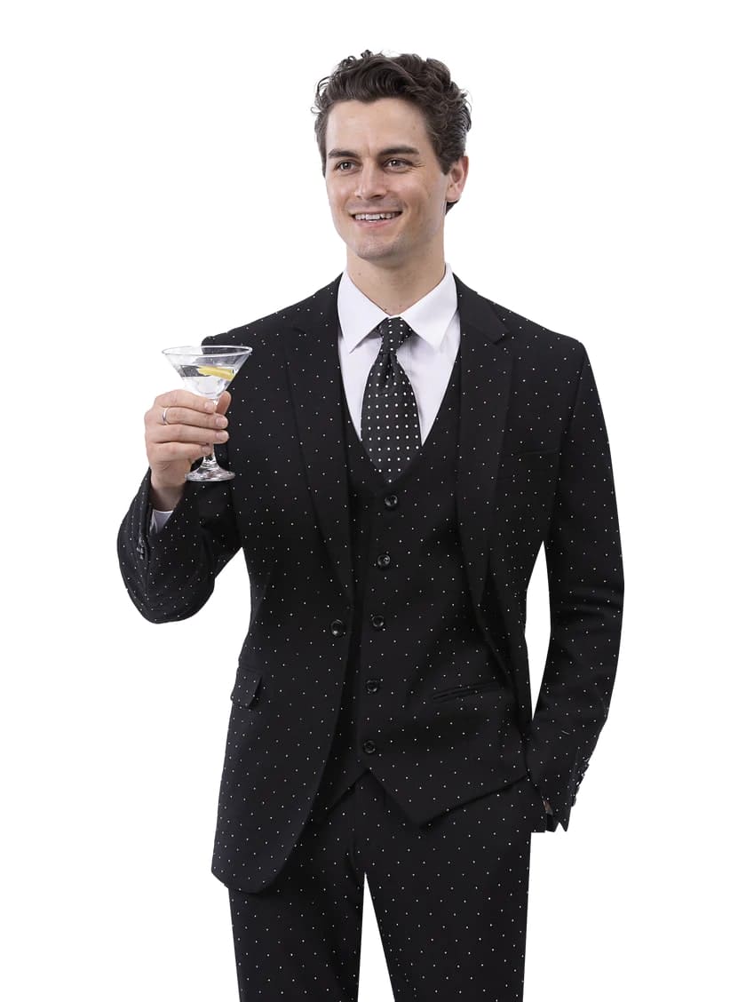 EJ Samuel Black Suit | Alberto Nardoni