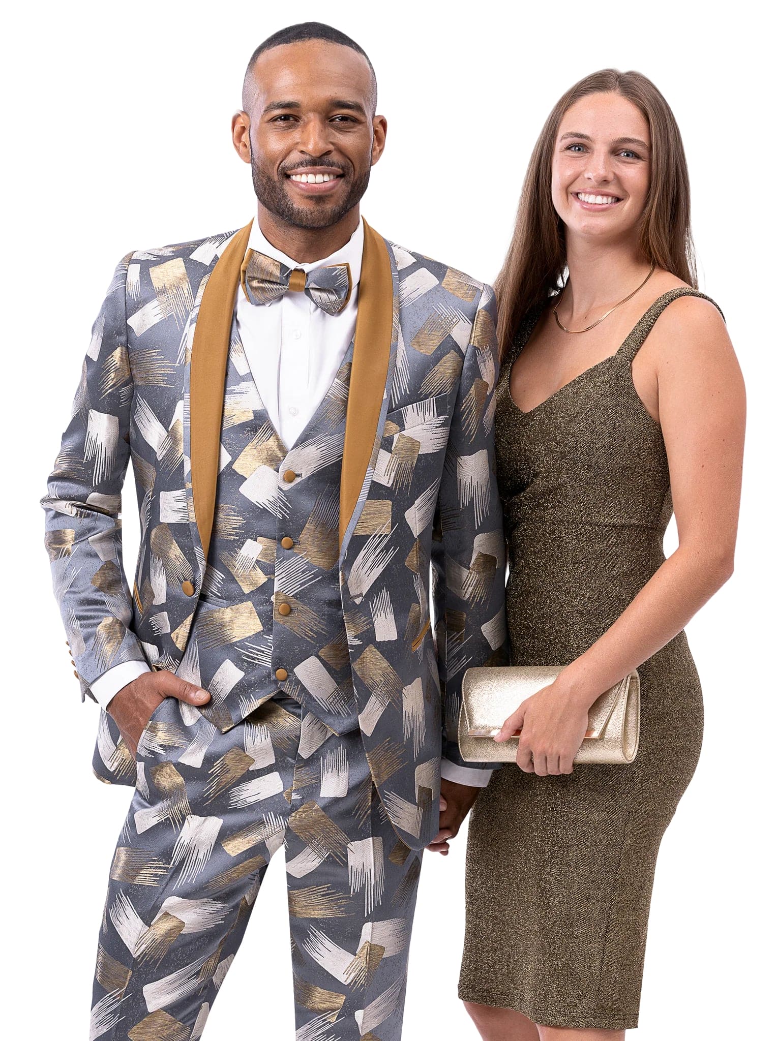 EJ Samuel Gold Suit | Alberto Nardoni