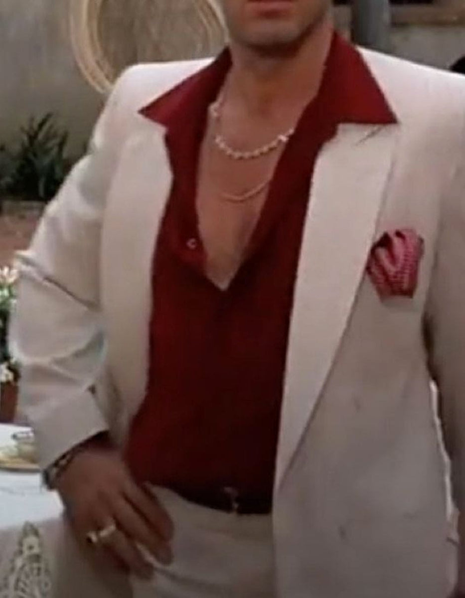 Mens Al Pacino Tony Montana Scarface Suit in White – Alberto Nardoni
