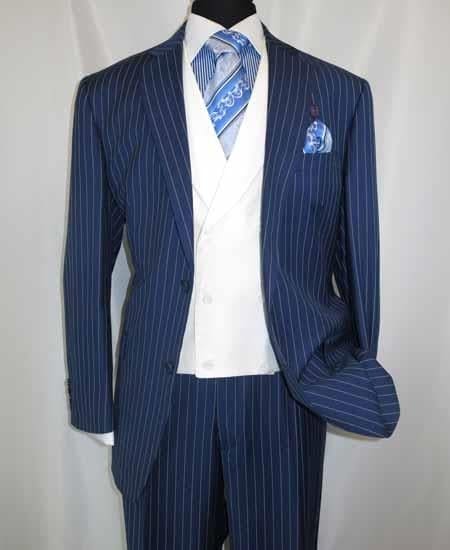 Mafia Costume - Mafia Halloween Costume - Italian Mafia Blue Costumes ...