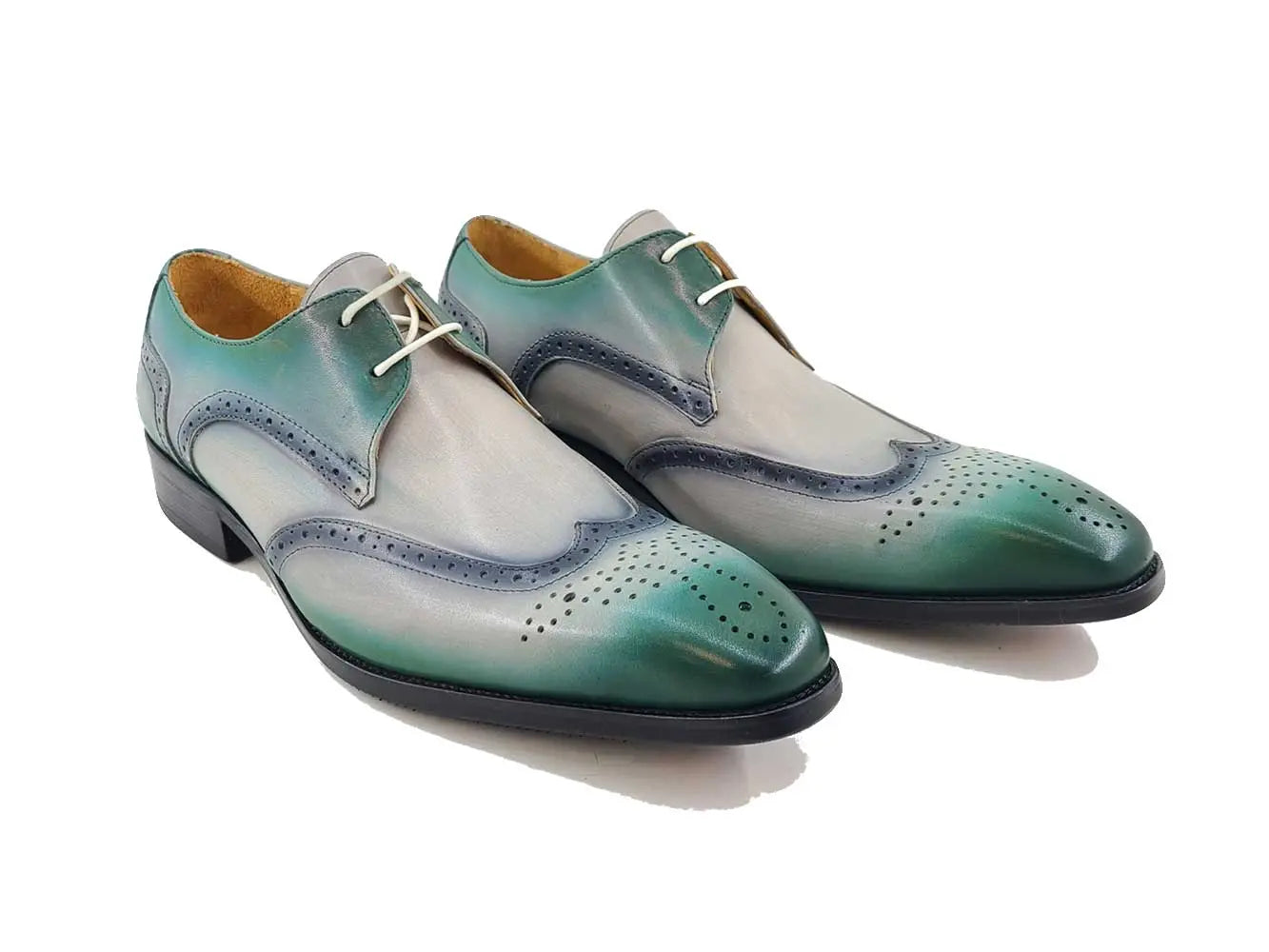 Two Tone Wingtip Blucher Oxford | Alberto Nardoni