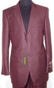 Extra Long Suit Mehroon Sharkskin Suit - 44 Extra Long Suit | Alberto ...