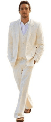 Cream Wedding Suit For Groom Cream Groomsmen Suits – AlbertoNardoniStore
