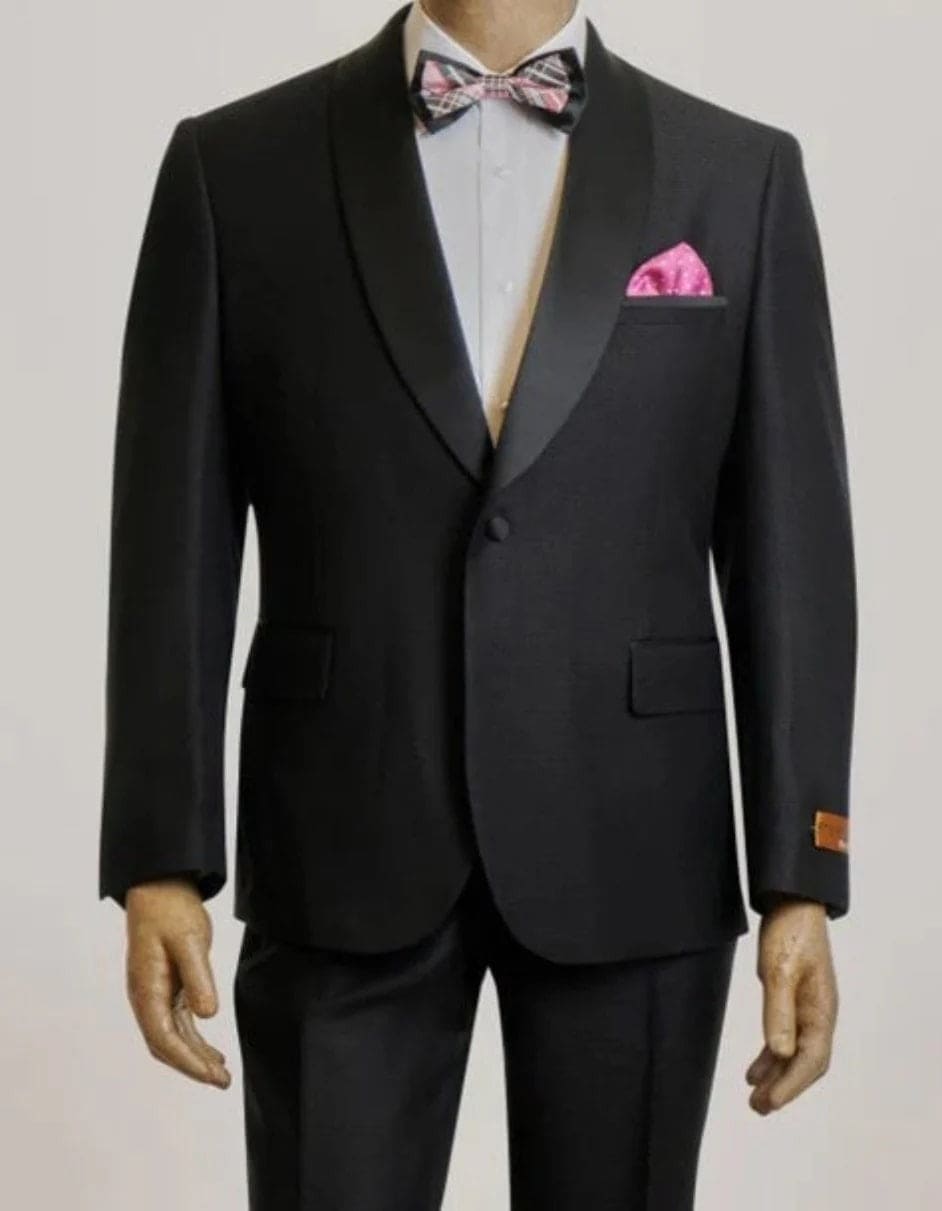 Steve Harvey Suit - Peak Lapel Modern Fit - No Pleated Pants Designer ...