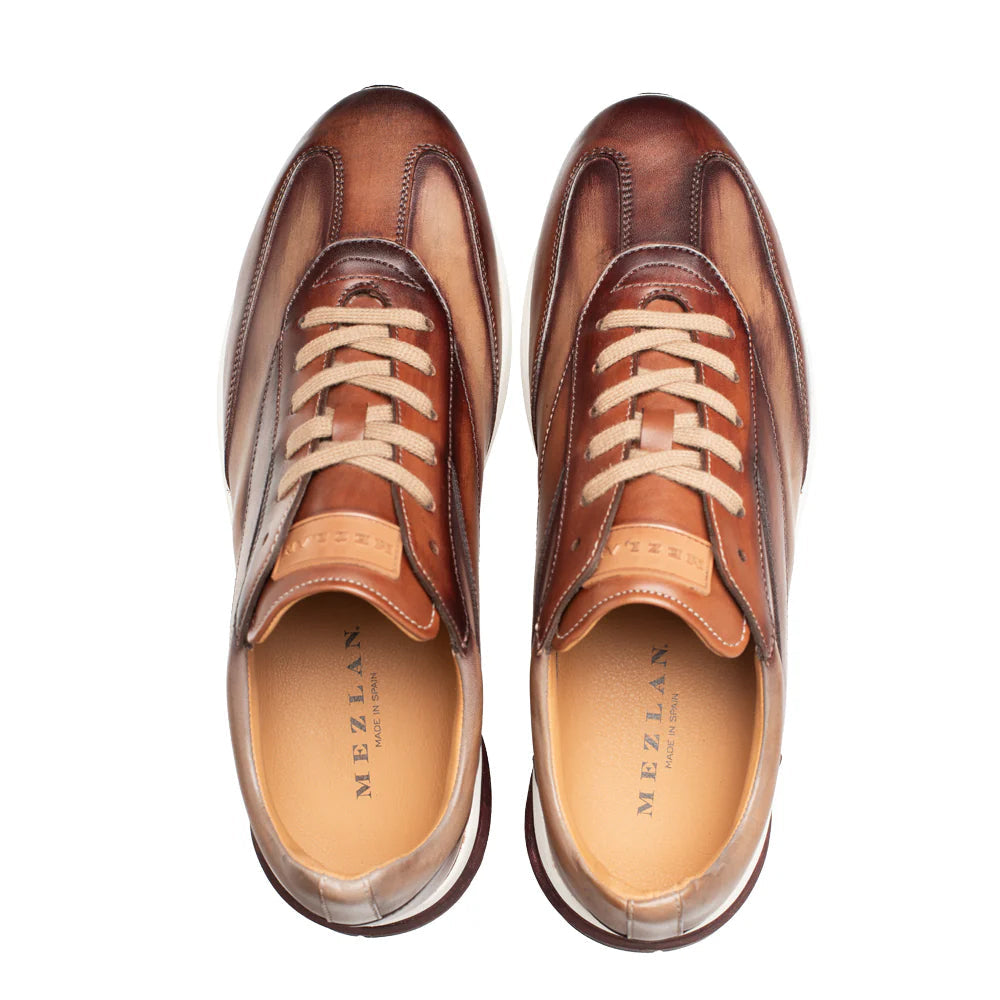 Mezlan Magico Two-Tone Sneaker Tan / Taupe (21283-F) | Alberto Nardoni