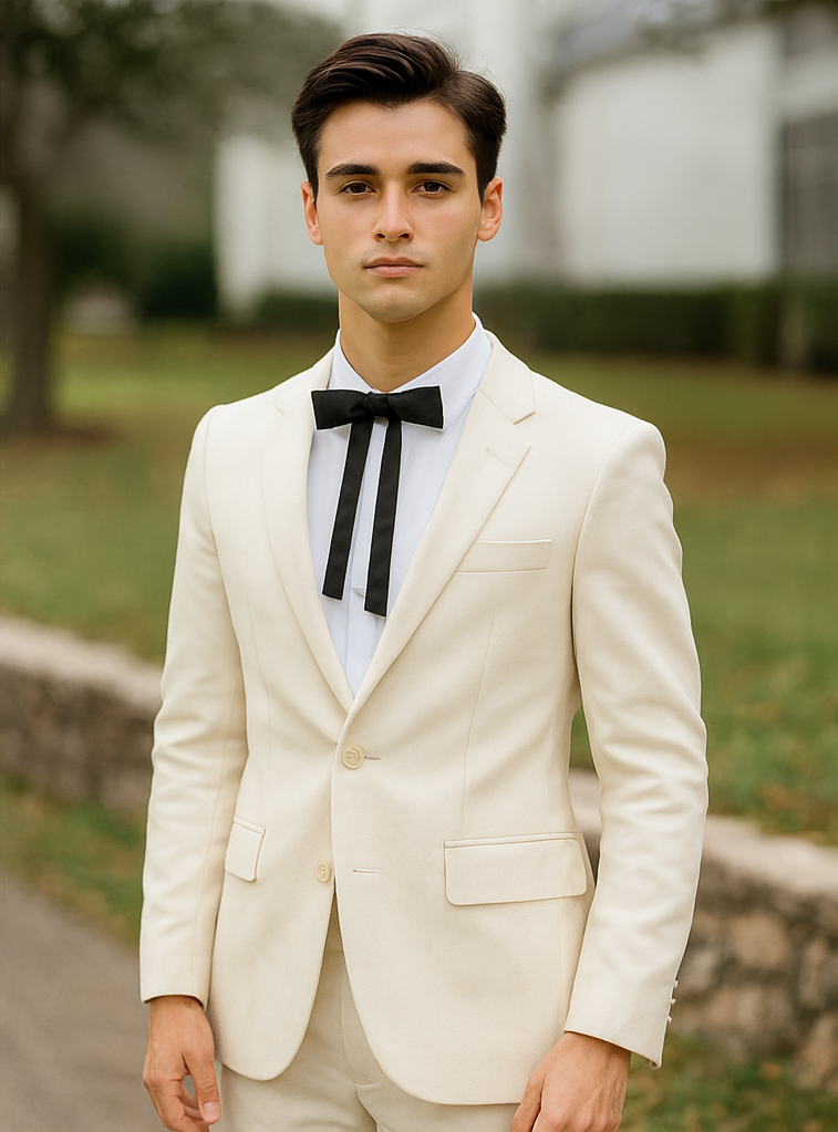 Mens Colonel Sanders White Single Breasted Suit Besom Costume | Alberto ...