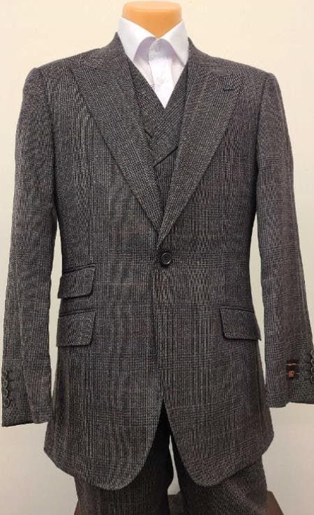 Italian Suits For Men - Wide Lapel Suit – Alberto Nardoni