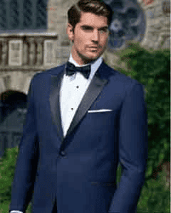 Navy Blue Prom Suit | Alberto Nardoni