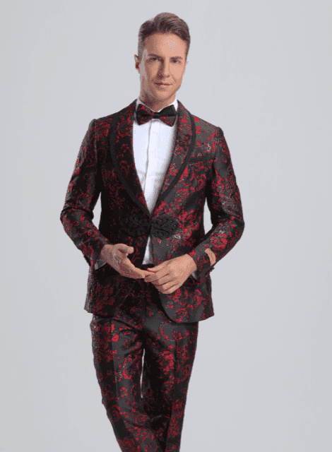 Prom Suits - Paisley Suits - Bright Colored Suits - Homecoming Suit ...