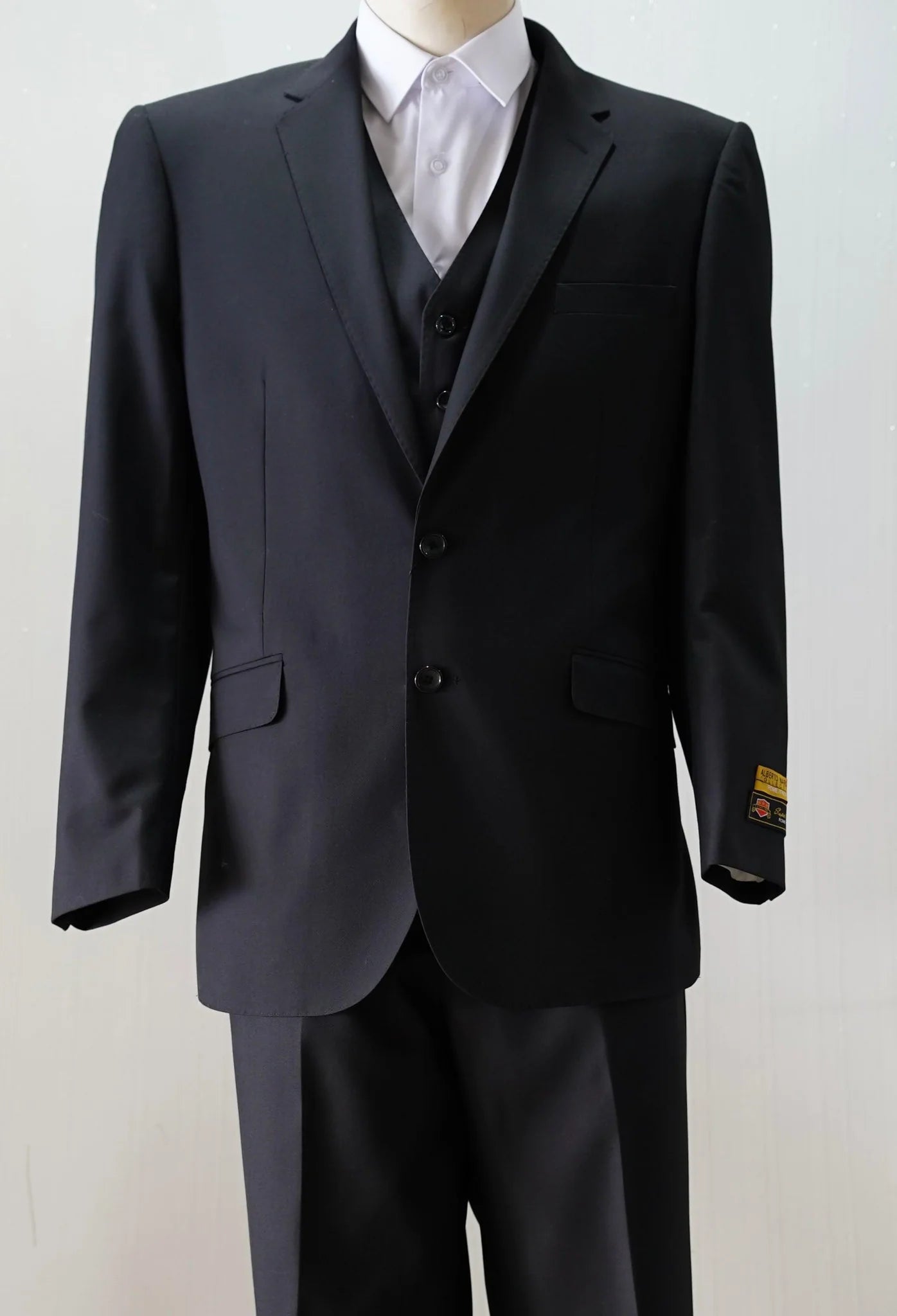 Slim Fit Prom Suits - Tailored Black | Alberto Nardoni