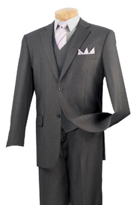 48XL Suit - 48 Extra Long Suit - Grey Black Suit – Alberto Nardoni