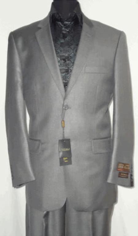 48XL Suit - 48 Extra Long Suit - Silvery Grey Suit – Alberto Nardoni