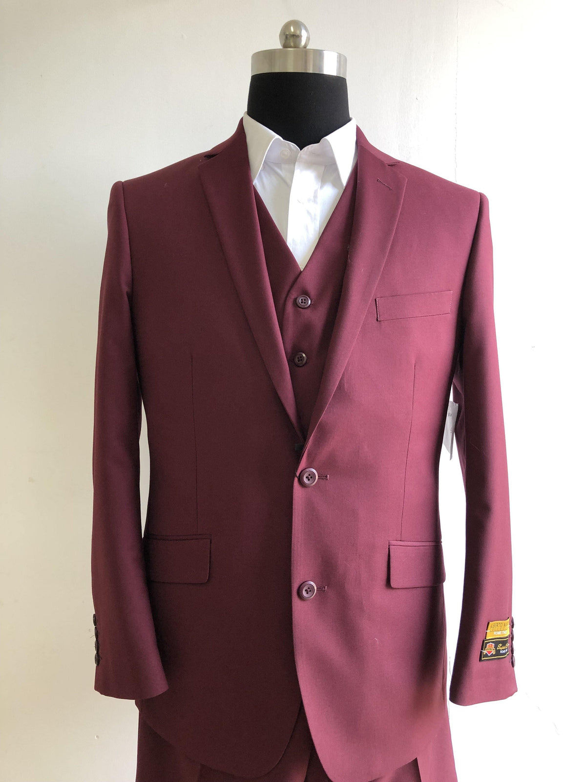 AN-2V Tobacco - Mens Modern Fit Suit – Alberto Nardoni