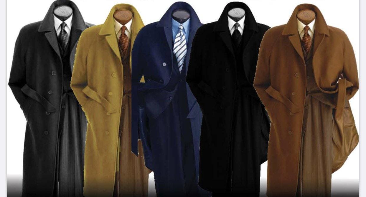 Belt Coat Mens Full Length Overcoat - Wholesale Coat - Wholesale Winter ...