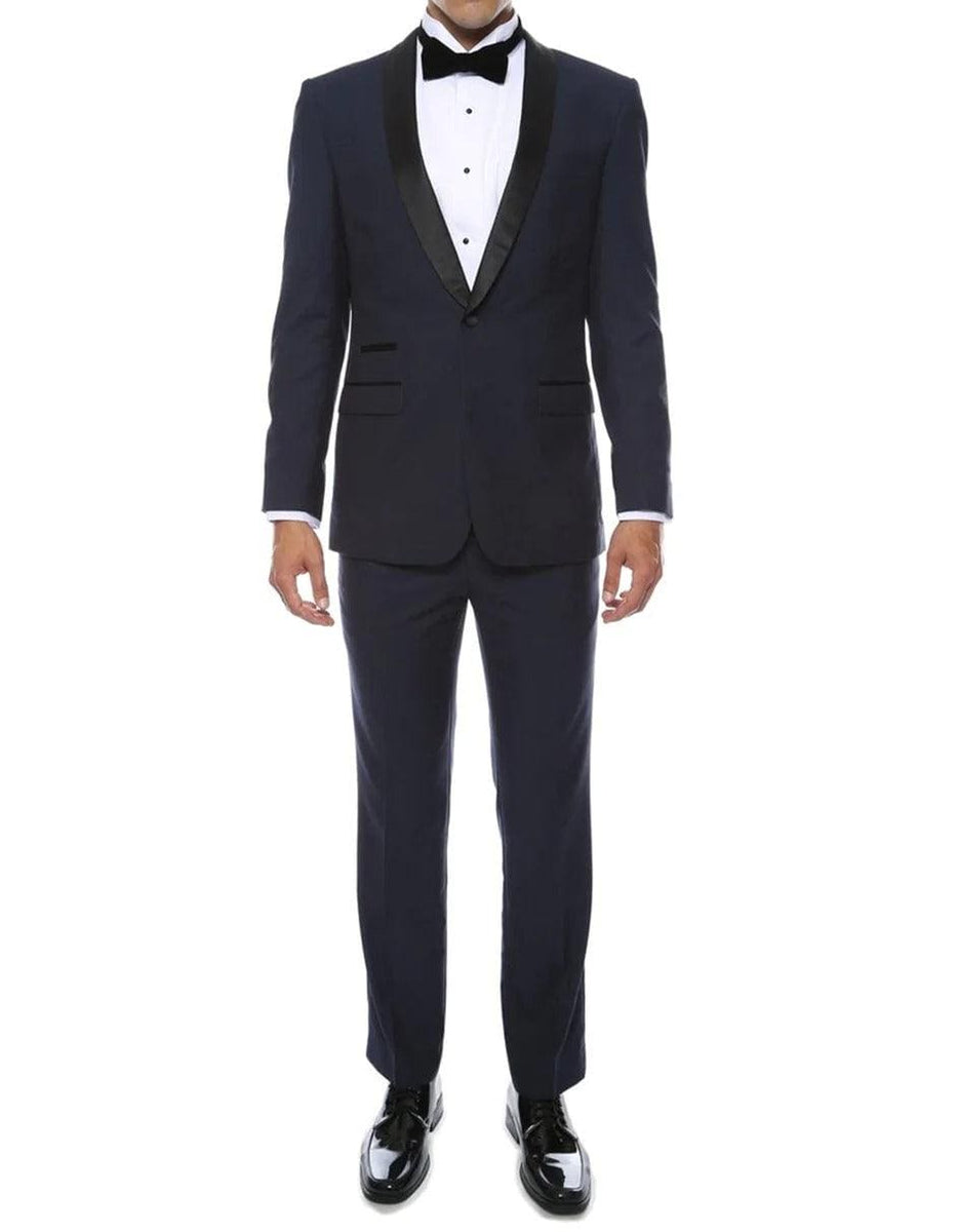 Dark Blue Prom Suit - Navy Blue Prom Suit – Alberto Nardoni