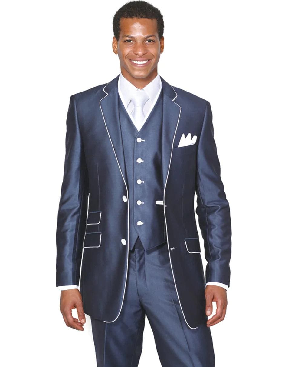 Dark Blue Prom Suit - Navy Blue Prom Suit | Alberto Nardoni
