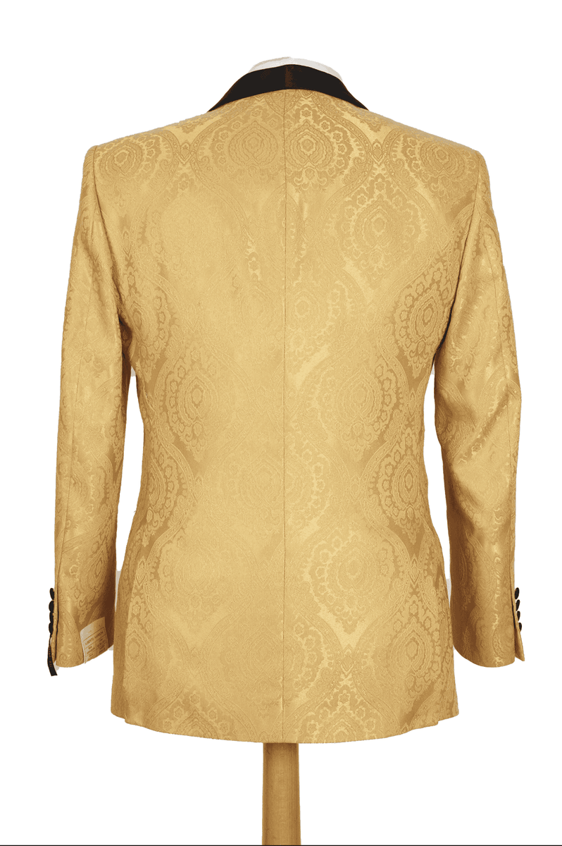 Mens Gold Blazer - Mens Gold Dinner Jacket – Alberto Nardoni