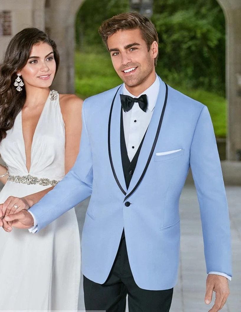 Mens Sky Blue Dinner Jacket - Mens Evening jackets - Tuxedo Dinner ...