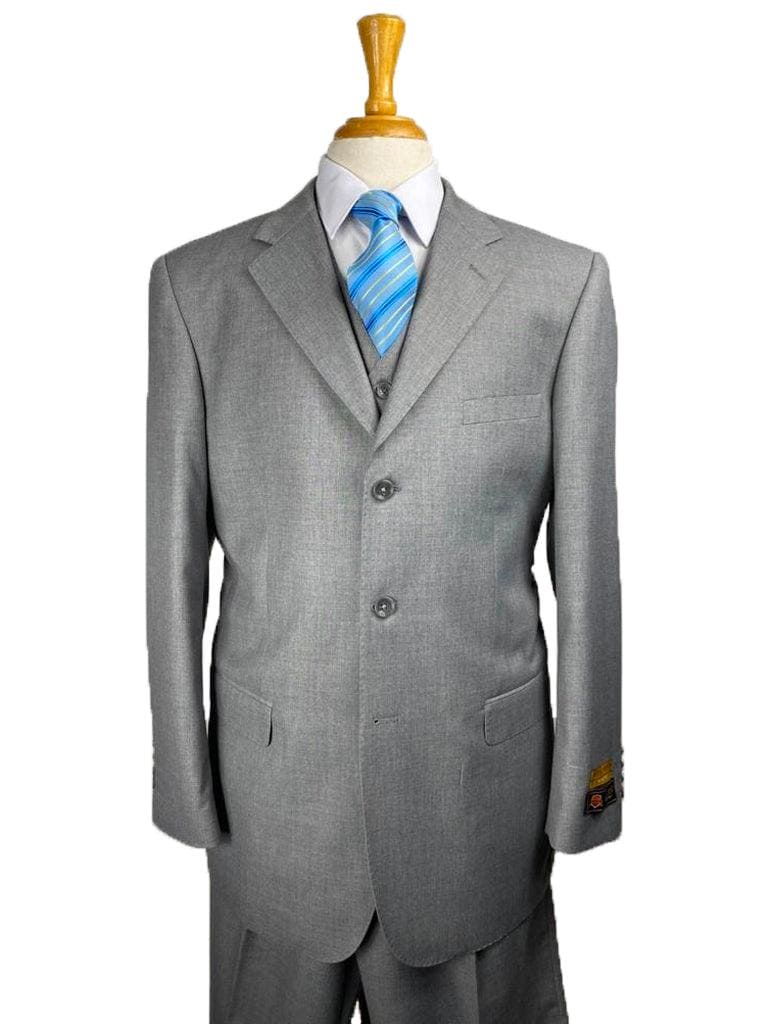 Plus Size Mens Suits - Plus Size Business Suits LT-Gray | Alberto Nardoni