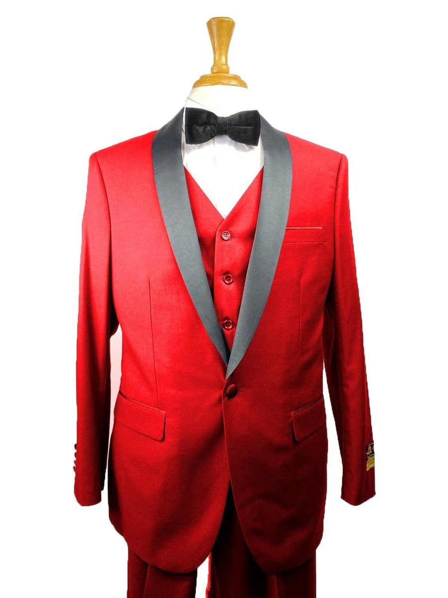 Red and Black Prom Suit – Alberto Nardoni