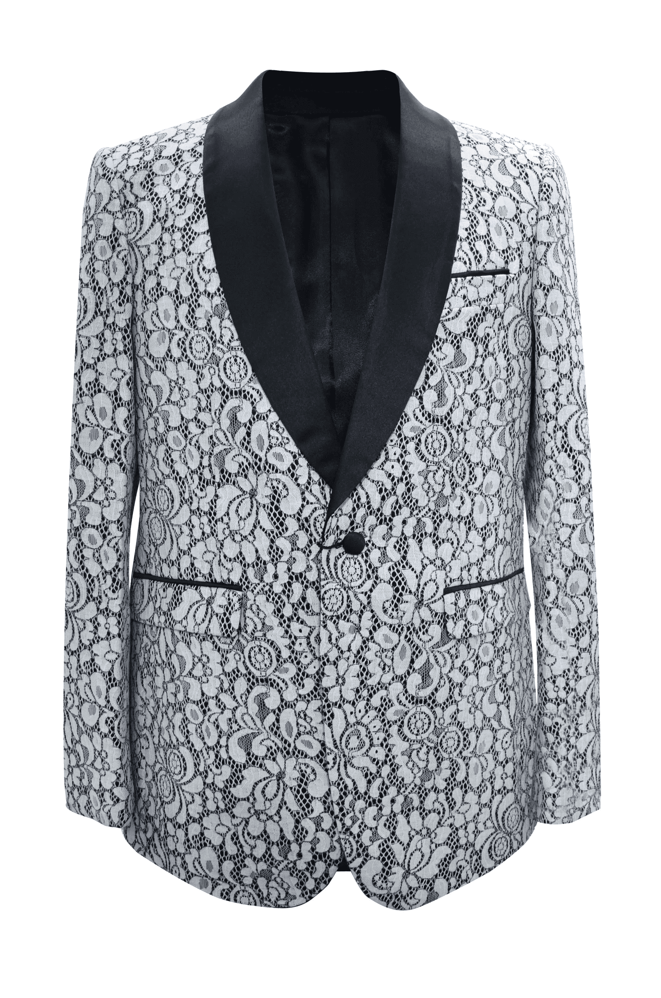 Single Black And White Paisley